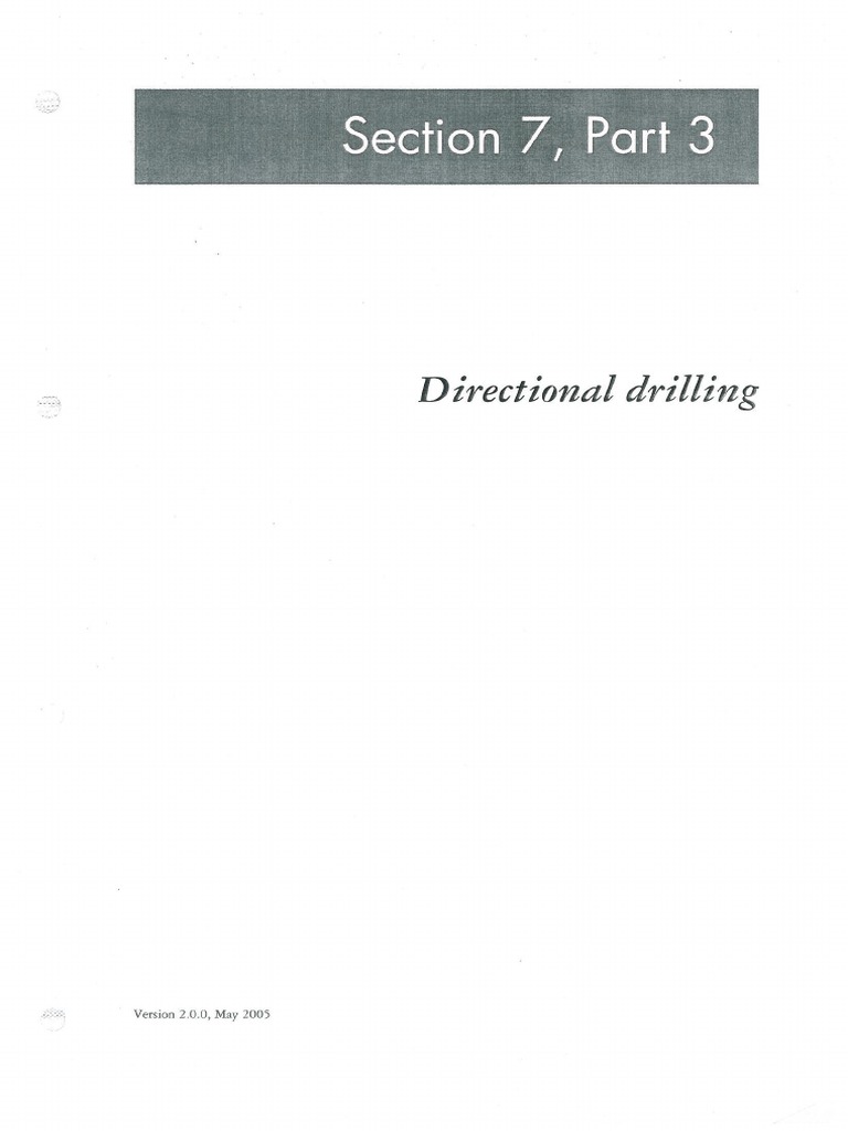 Directional Drilling PDF | PDF | Oil Well | Nature