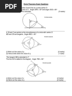 Sine and Cosine Rule Exam Questions | PDF