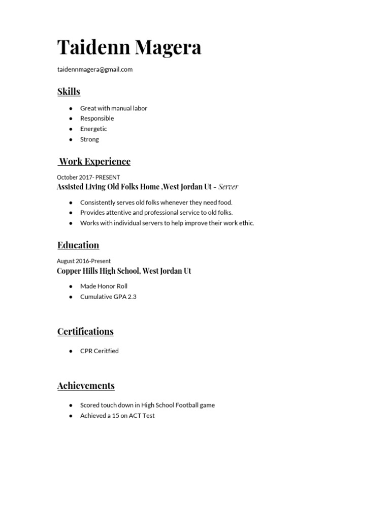 Resume Final Draft | PDF
