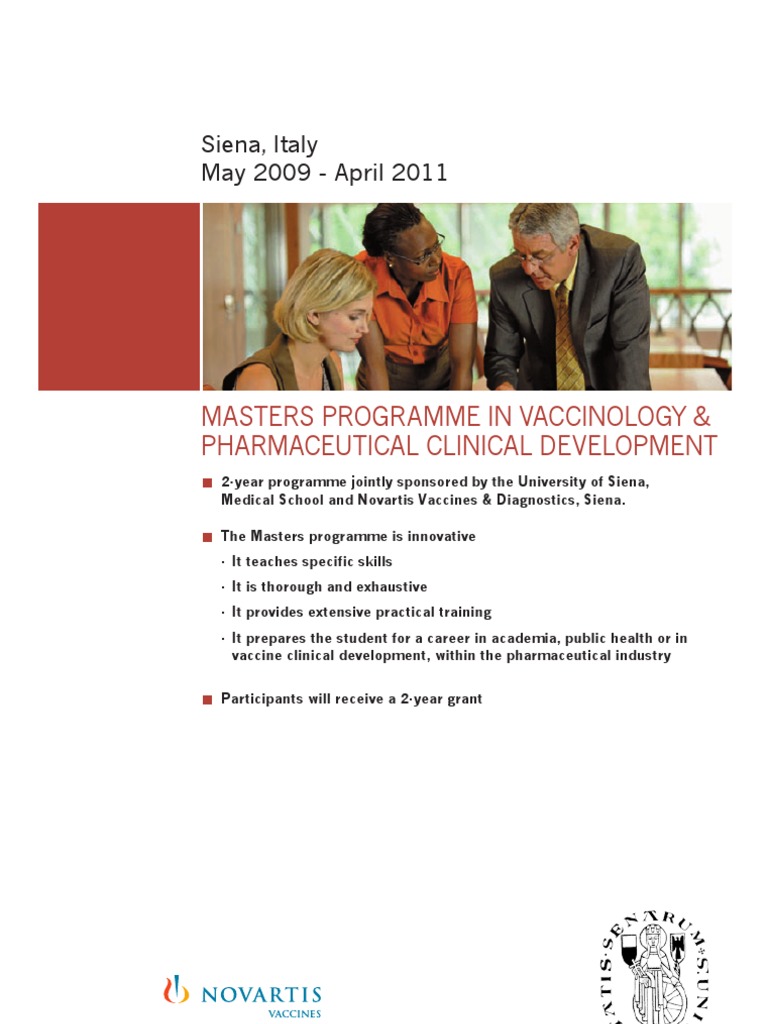 Vaccinology Masters Programme Brochure Final | PDF | Clinical Trial ...