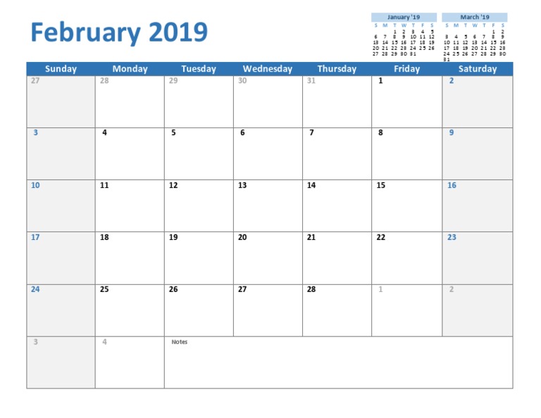 Printable Calendar Template | PDF | Sports | Leisure