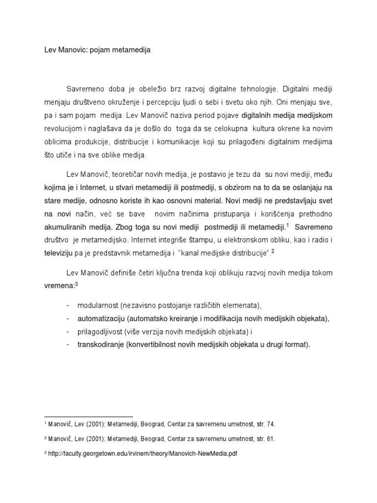 Lev Manovich | PDF