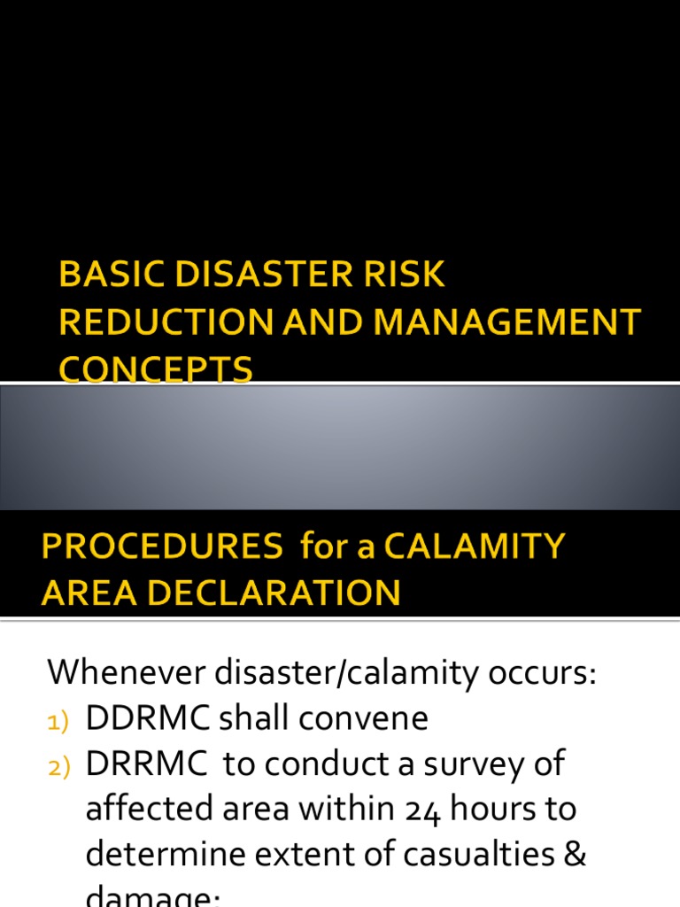 Declaration of State of Calamity | PDF | Emergency Management | Public ...