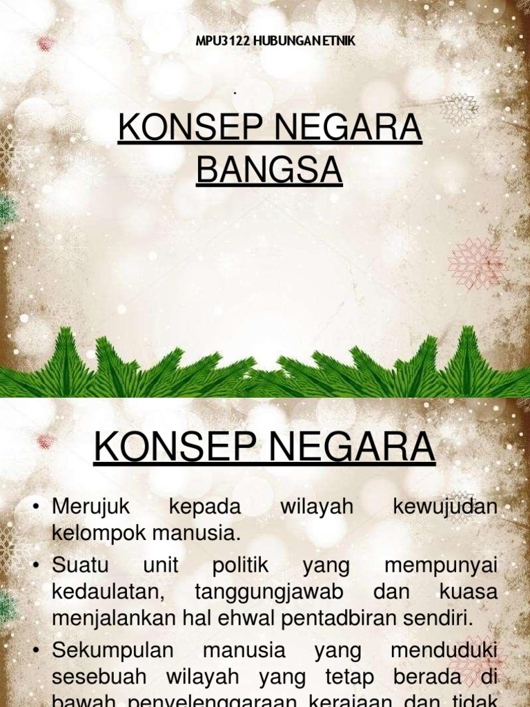 Konsep Negara Bangsa | PDF