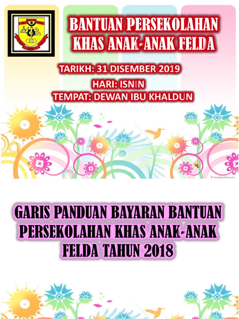 Contoh Slide Bantuan RM100 | PDF