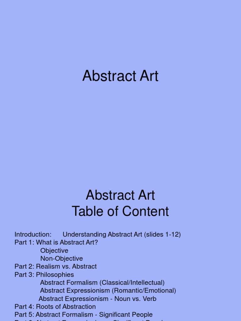 Abstract Art | PDF | Abstract Art | Paintings