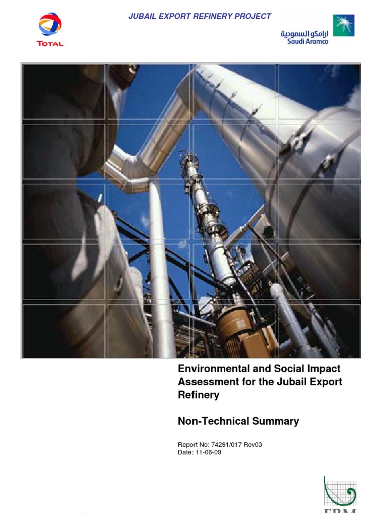 Satorp Jubail Refinery | Oil Refinery | Environmental Impact Assessment