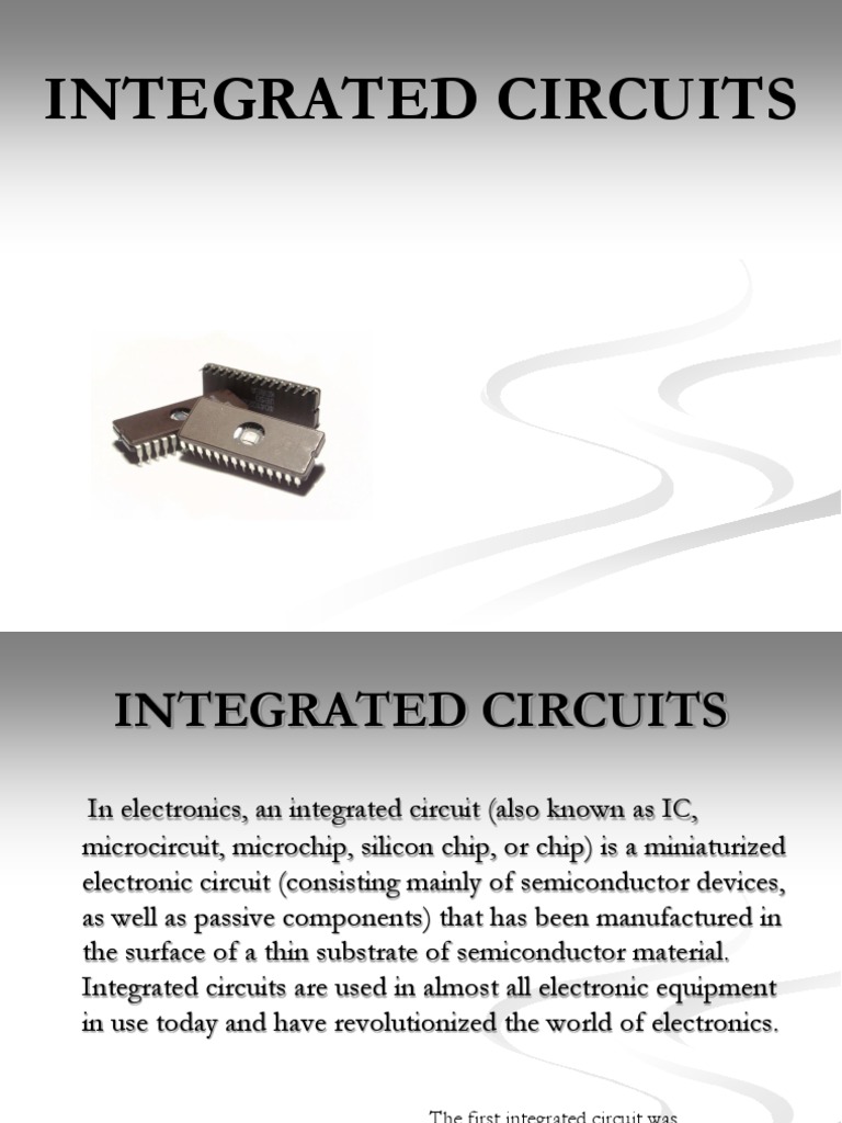 Integrated Circuits | PDF | Very Large Scale Integration | Integrated ...