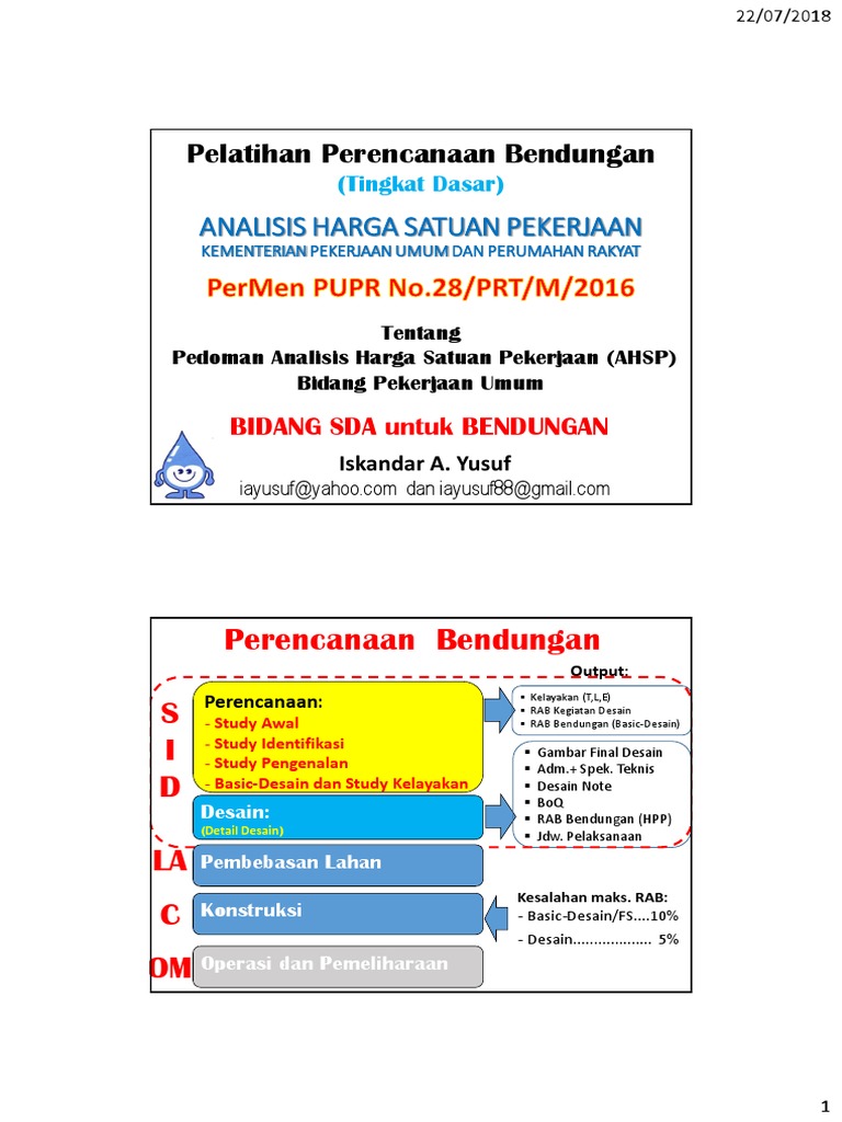 Perencanaan Bendungan | PDF