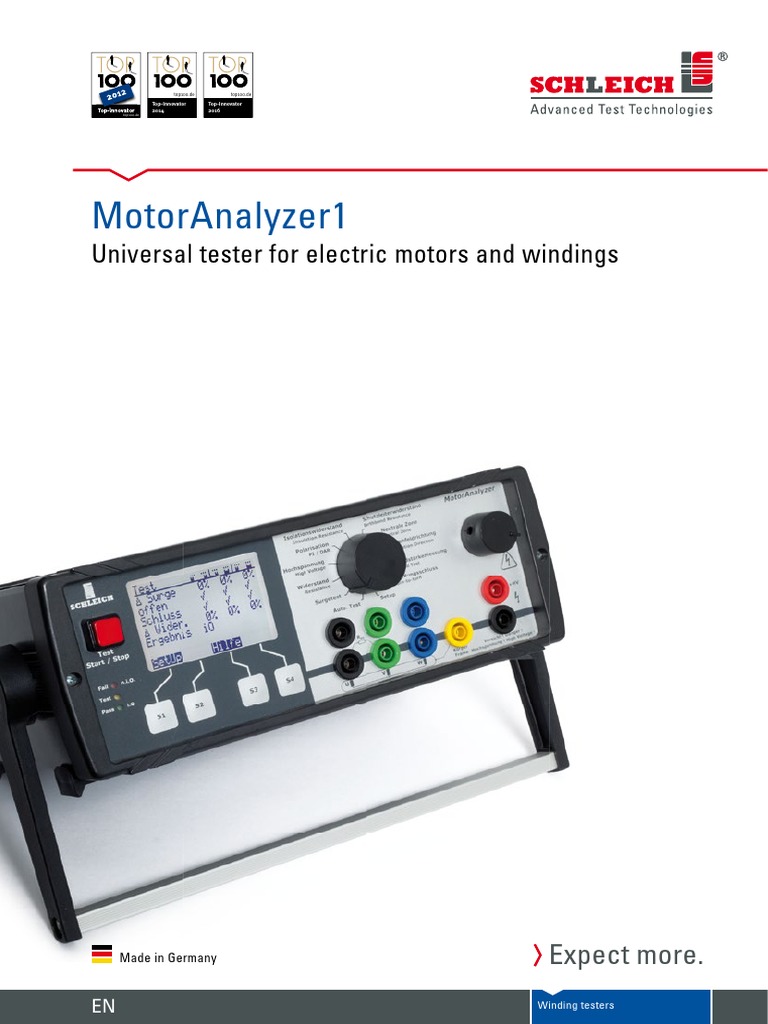 Motoranalyzer1: Universal Tester For Electric Motors and Windings | PDF ...