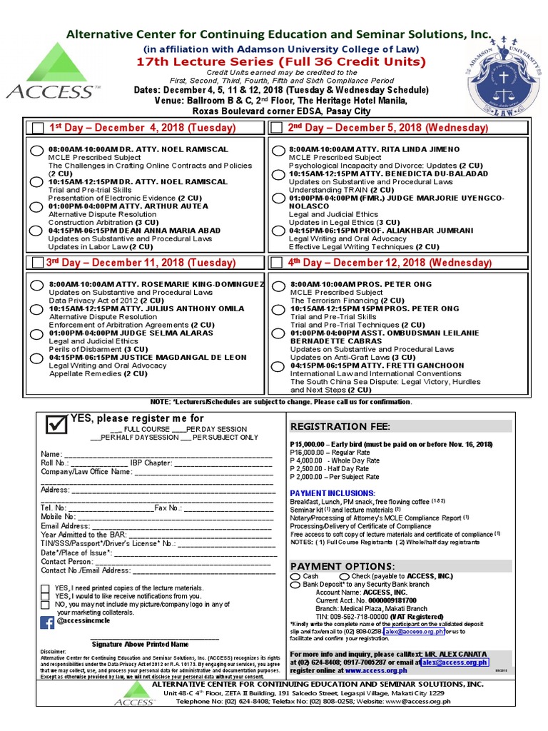 Alternative Center For Continuing Education and Seminar Solutions, Inc ...