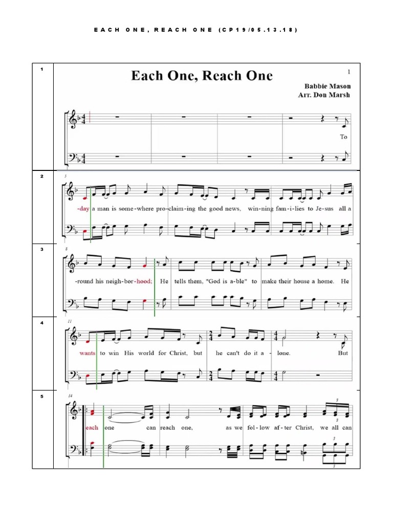 CP19.Each One, Reach One | PDF