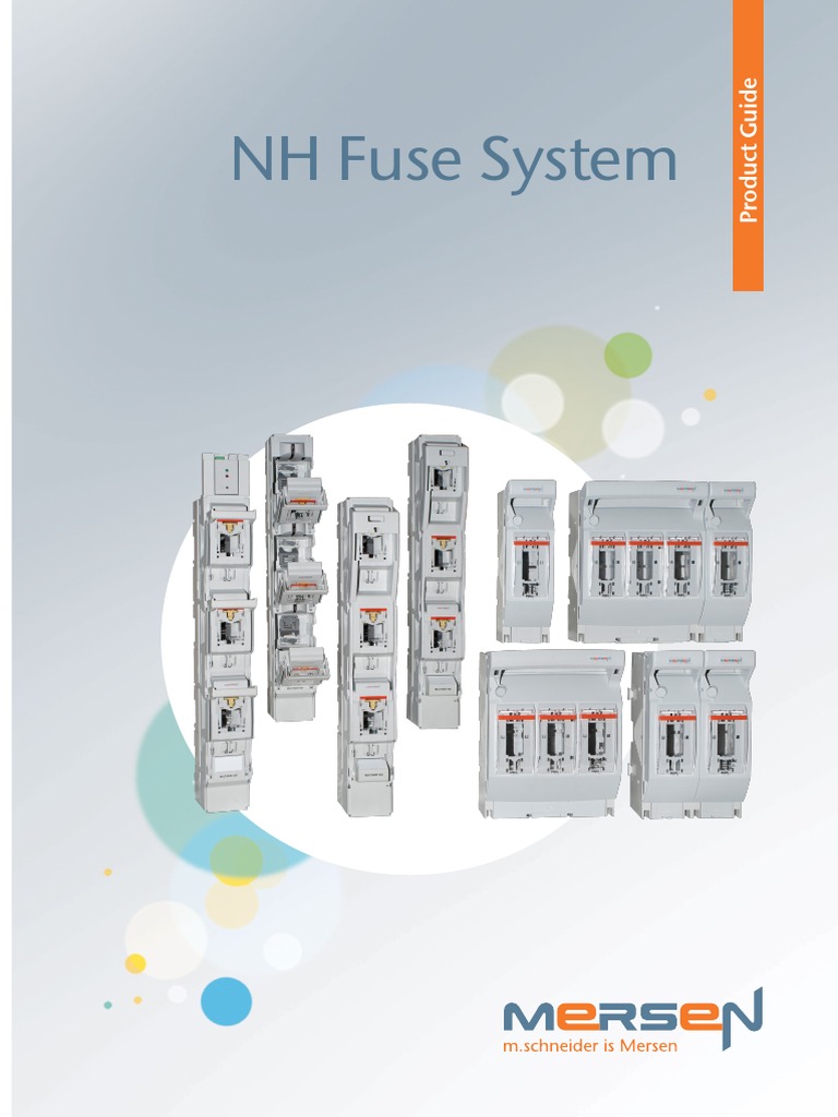 BR Mersen NH Fuse System | PDF | Switch | Fuse (Electrical)