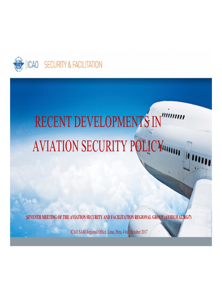 ICAO Aviation Security Policy Updates | PDF | Computer Security | Security