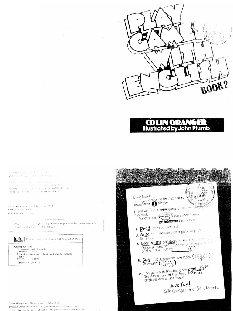 Teaching Resources - Play Games With English 2 | PDF