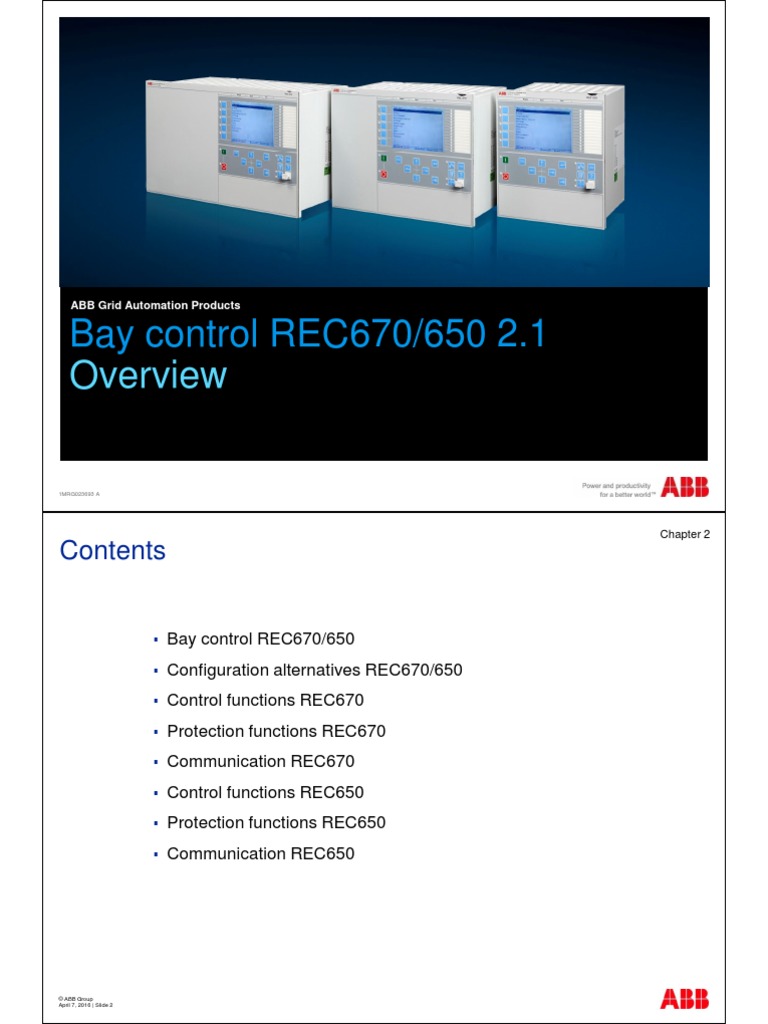 02-SEP660 REC670 REC650 Overview PDF | PDF | Power Engineering ...