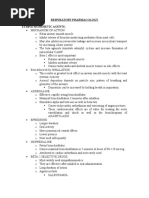 Respiratory Medication Chart | PDF | Asthma | Cough