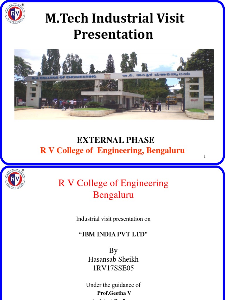 Industrial Visit | PDF | Ibm | Data Center