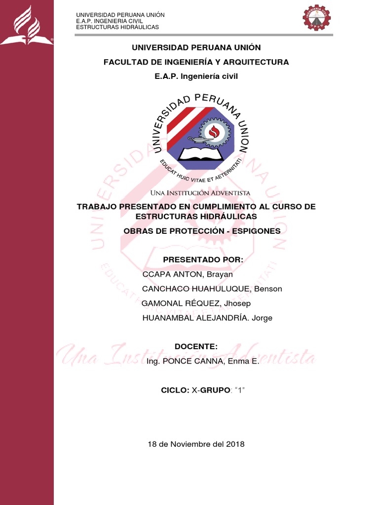 ESPIGONES | PDF | Canal | Río