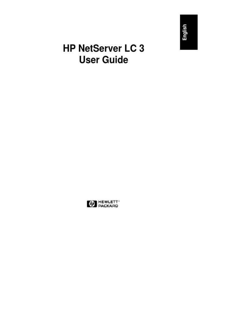 HP NetServer LC 3 | Download Free PDF | Bios | Electronic Engineering