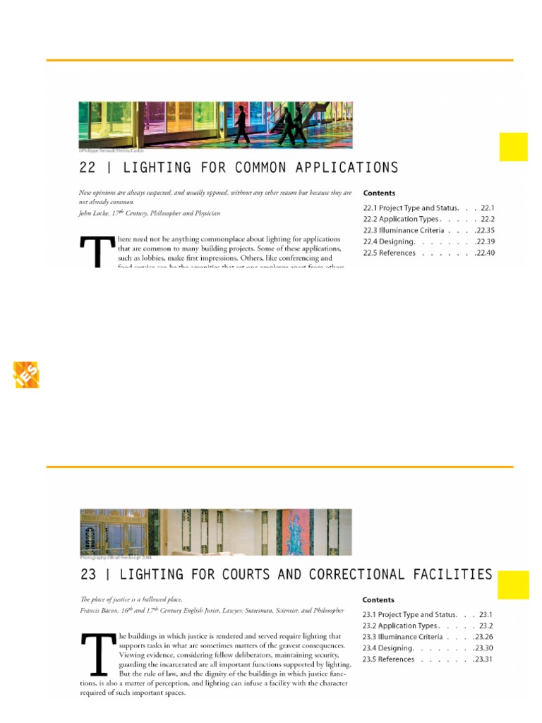 Introduction To The IES Handbook 10th Edition Part 2 of 2 | PDF ...