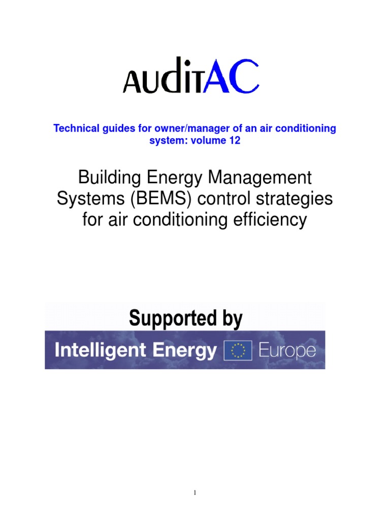 Building Energy Management Systems (BEMS) Control Strategies For Air ...