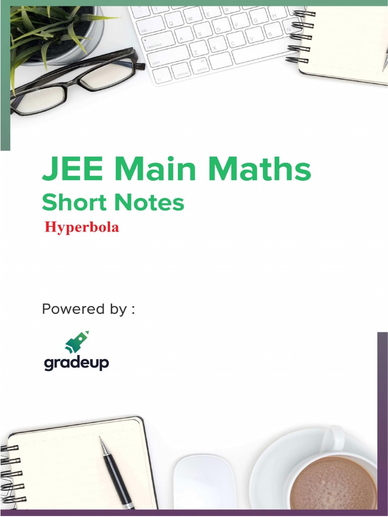 Hyperbola Notes For Iit Jee Pdf 73 Pdf Ellipse Perpendicular