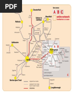 Great Northern Route Map | PDF | Rail Transport | Public Transport