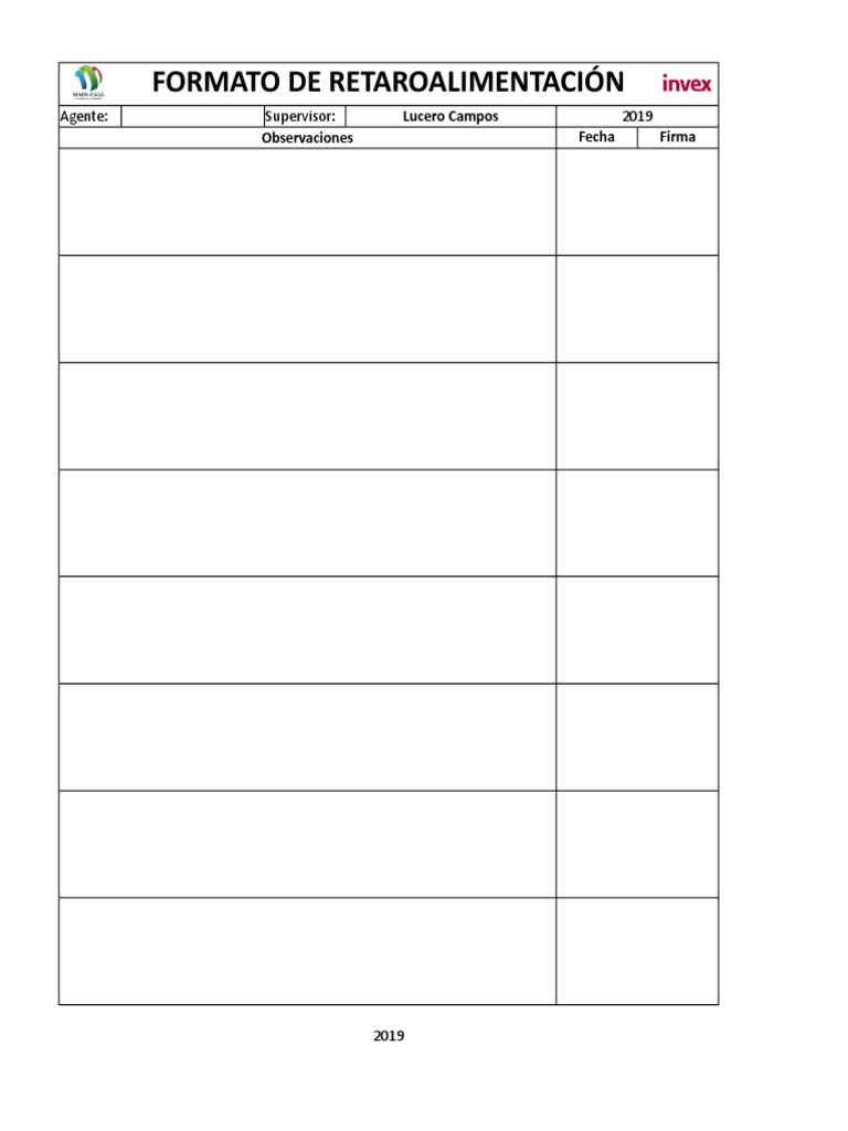 Formato de Retroalimentacion | PDF