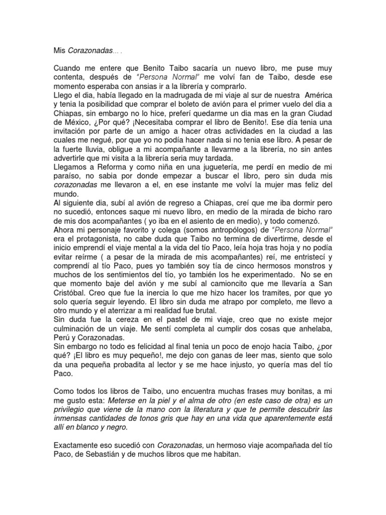 Mis Corazonadas | PDF | Ocio