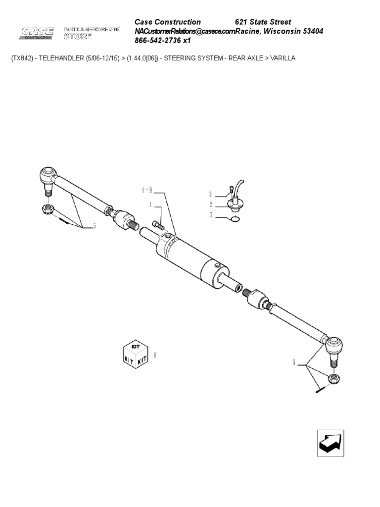 Terex T750 Telehandler Parts List | PDF