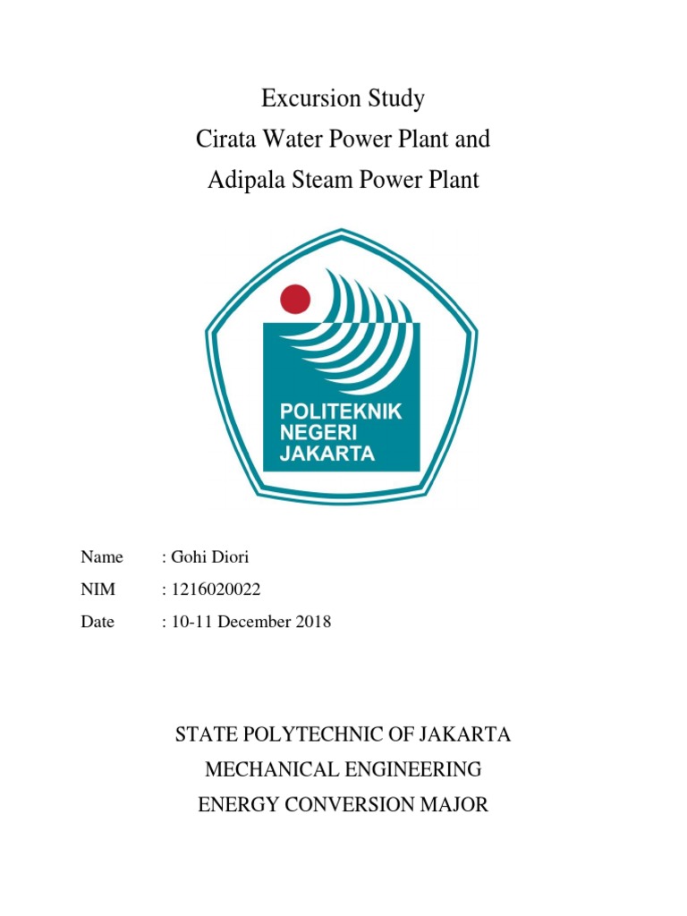 Gohi Diori Excursion Study | PDF | Power Station | Steam Engine