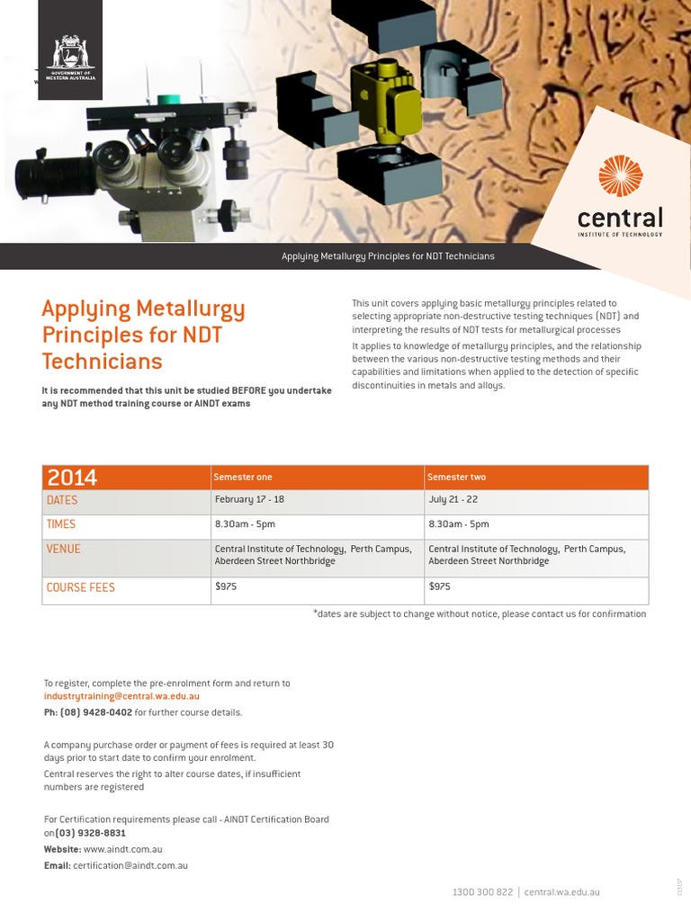 Applying Metallurgy Principles | PDF | Nondestructive Testing | Metallurgy