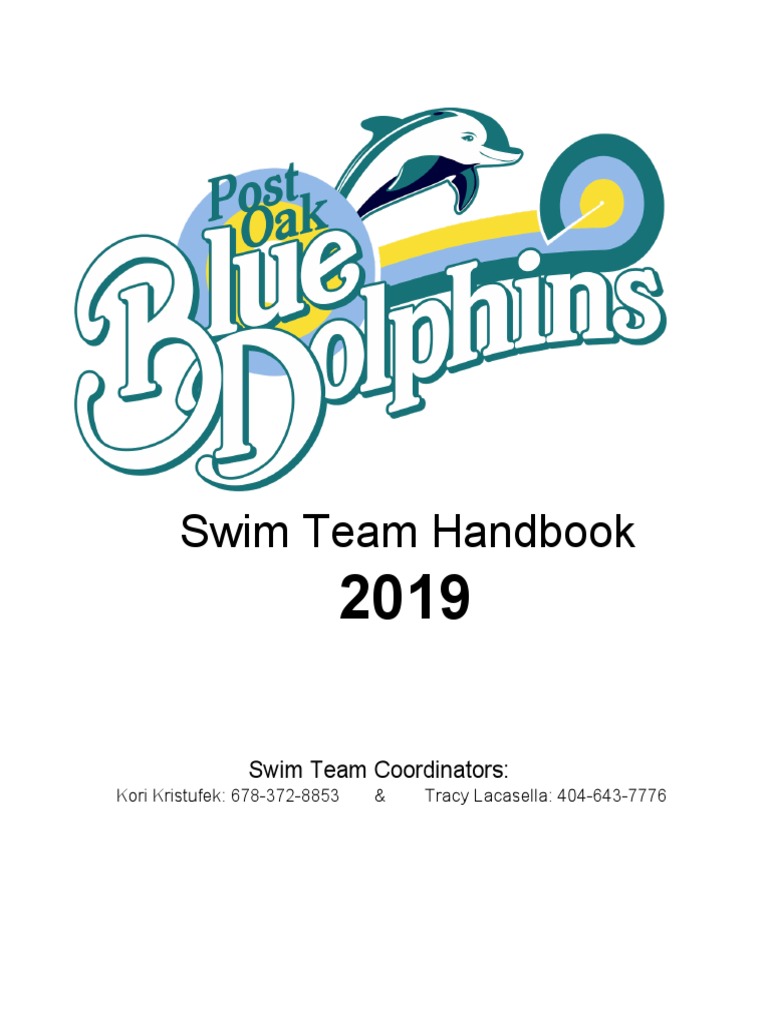 2019 Swim Team Handbook PDF | Download Free PDF | Swimming (Sport ...