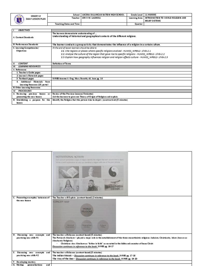 DLP World Religion - How World Religions Began | PDF | Learning ...