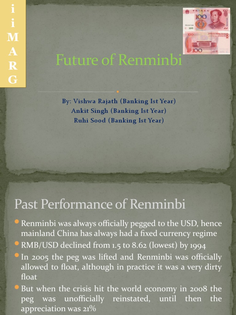 Future of Yuan | PDF | Purchasing Power Parity | Renminbi