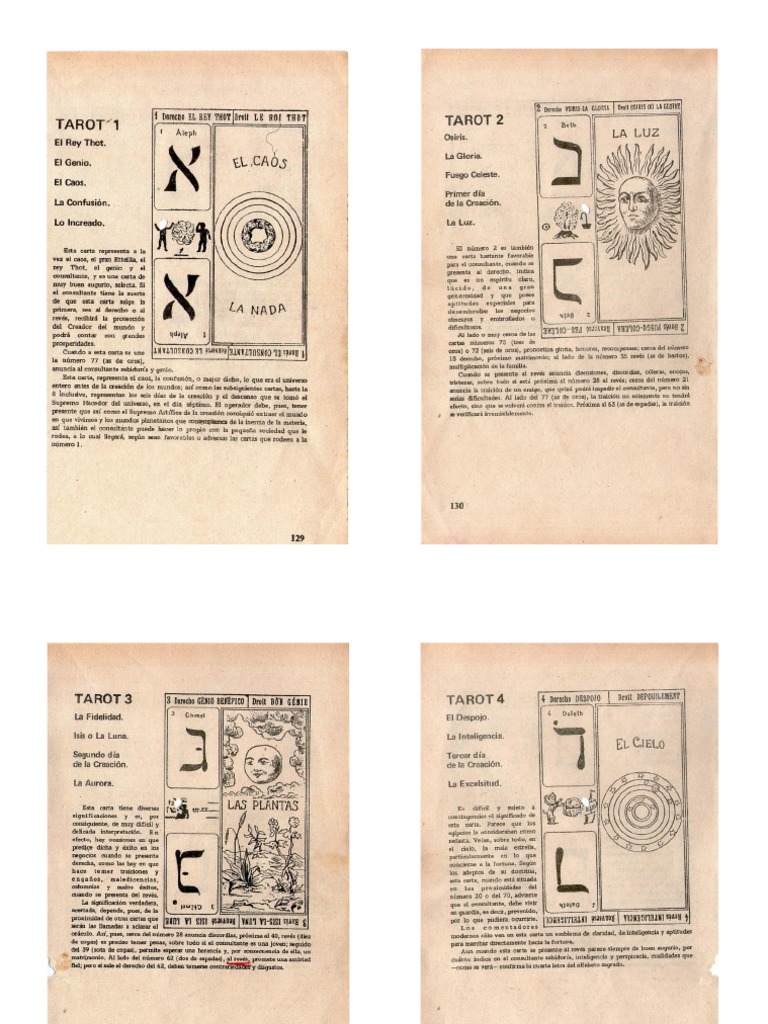 (Eteilla) - Libro de Thoth PDF | PDF