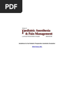 Pediatric PACU Discharge Guide | PDF | Anesthesia | Surgery