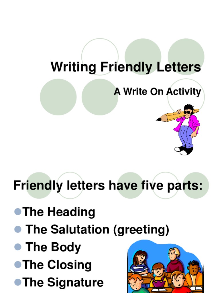 Writing Friendly Letters: A Write On Activity | PDF | Cultural ...