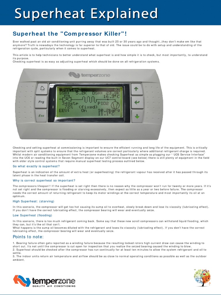 Superheat The "Compressor Killer"!: Points To Note | PDF ...