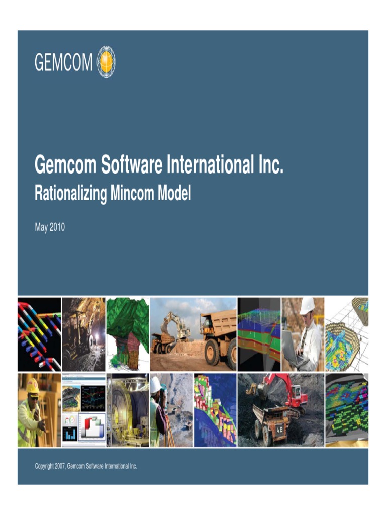 Rationalizing Mincom Model | PDF | Databases | Information Technology Management