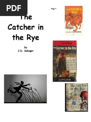Catcher In The Rye Pdf The Catcher In The Rye By J.D. Salinger.