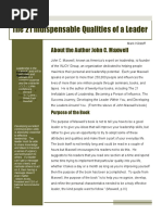 Developing The Leader Within You | PDF | Leadership | Applied Psychology