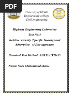 Astm C642 | PDF | Density | Porosity