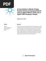 Headspace Analysis SOP for GCMSD | PDF | Density | Volume