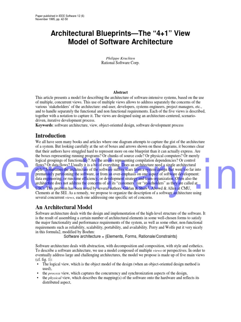 Gomilitary - In: Architectural Blueprints-The "4+1" View Model of Software Architecture ...