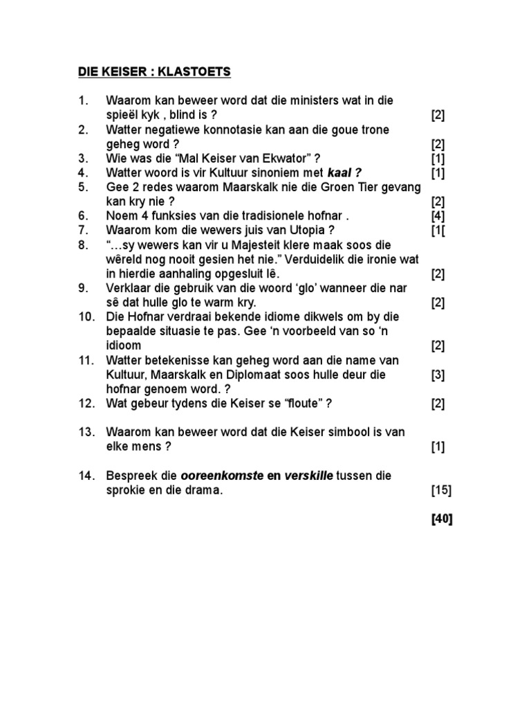 Die Keiser | PDF