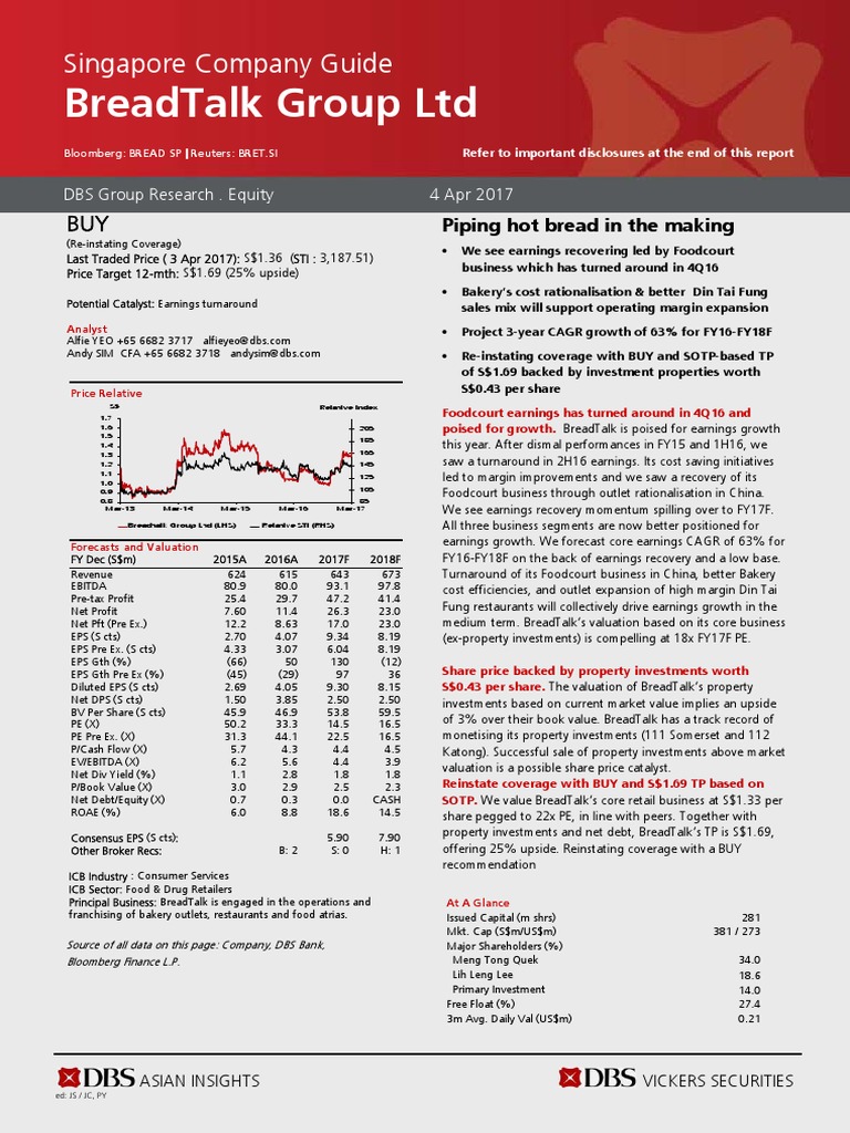 Breadtalk | PDF | Franchising | Economies
