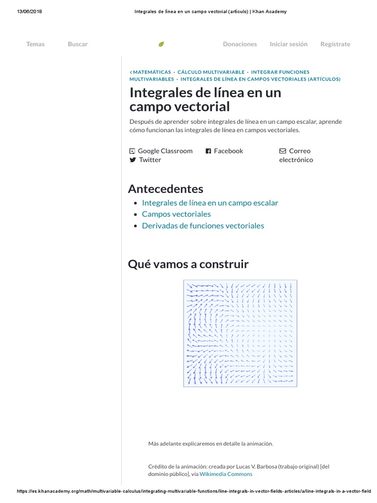 Integral de Linea | PDF | Vector Euclidiano | Integral
