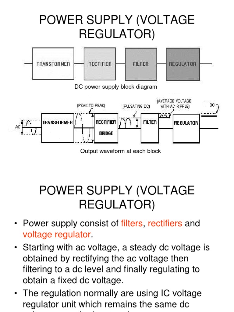 2c Power Supply (Voltage Regulator) | PDF | Rectifier | Power Supply